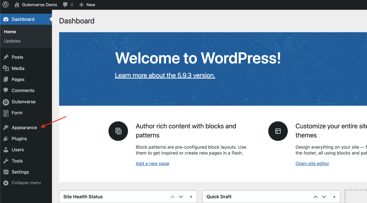 Using WordPress Full Site Editor Gutenverse using-wordpress-full-site-editor-gutenverse
